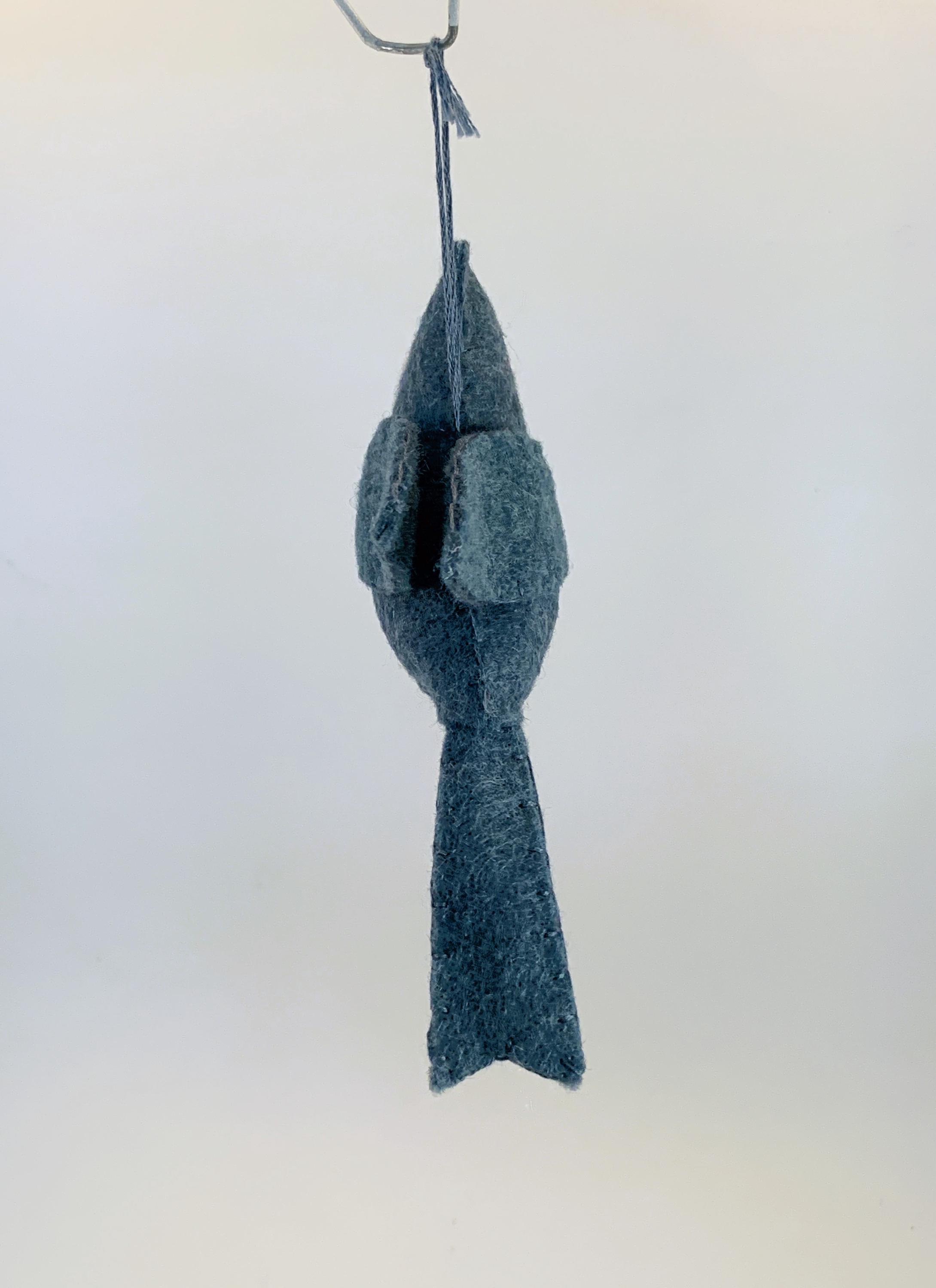 Tufted Titmouse Bird Handmade Felt Ornament - Etsy