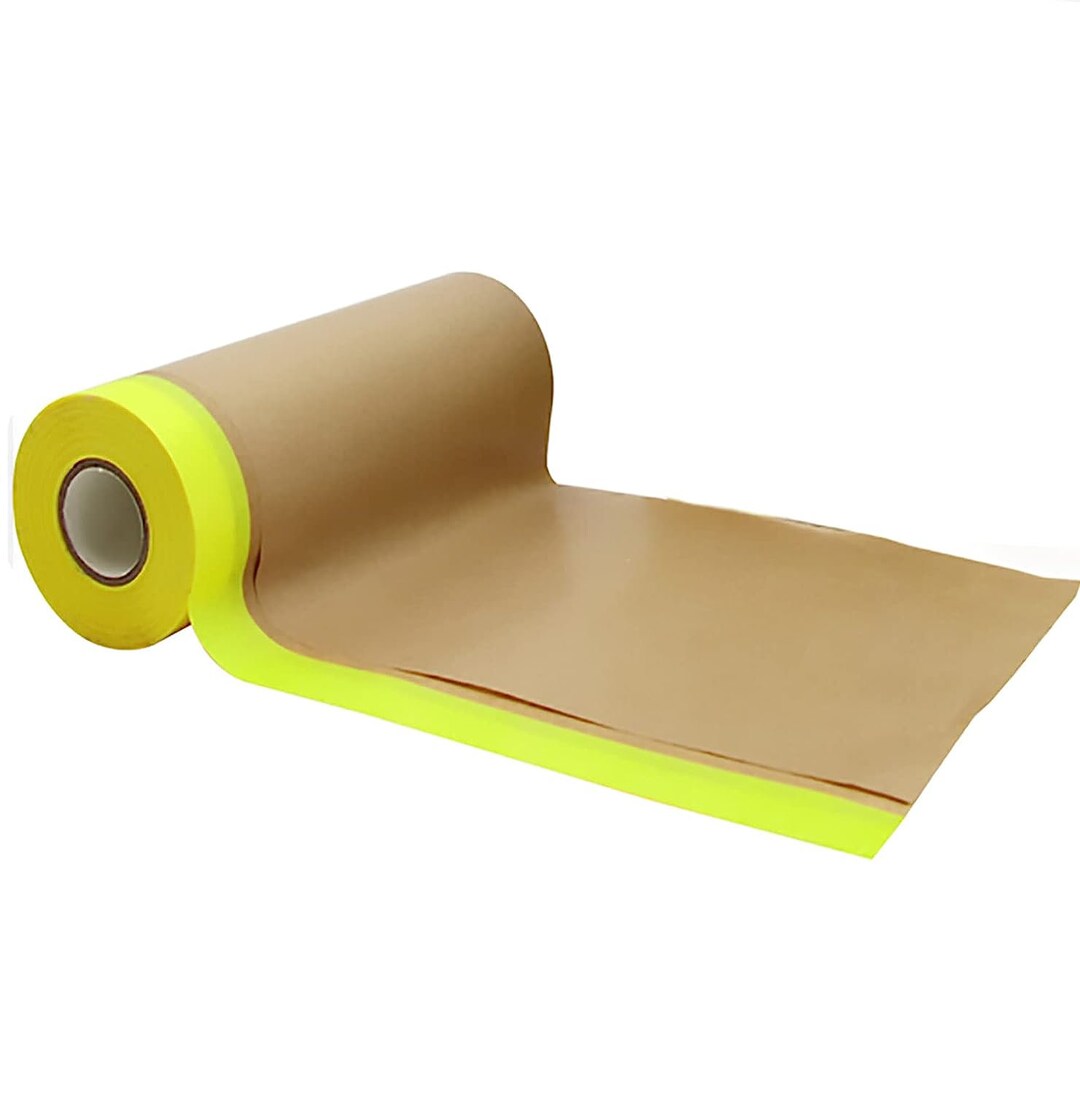 Masking Paper, Masking Paper for Painting 18 Inch X 50 Feet, Tape and ...