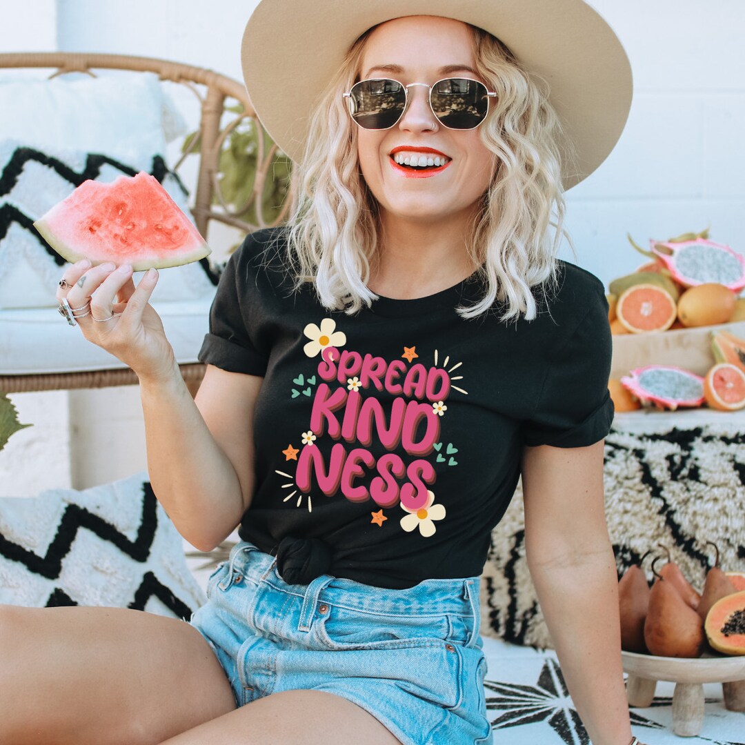 Spread Kindness Tshirt, Cute Boho Outfit, Aesthetic Kindness Tee ...