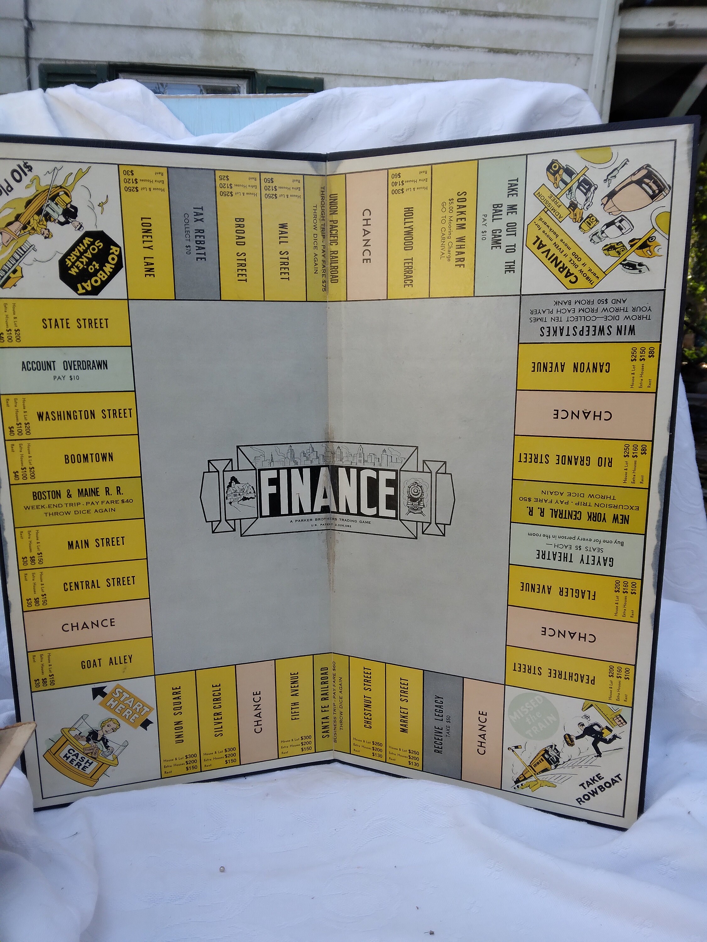 Parker Brother's Finance Game Early Version of Monopoly - Etsy