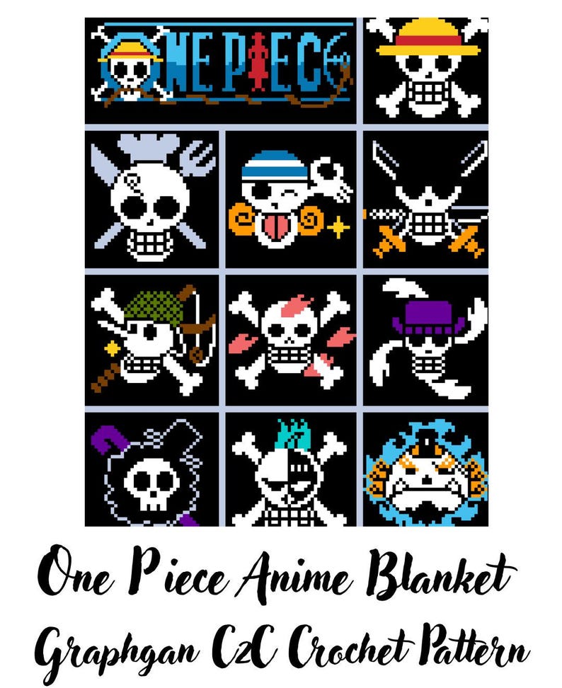 One Piece Blanket Crochet Pattern One Piece Tapestry Crochet Pattern ...