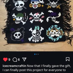 One Piece Blanket Crochet Pattern One Piece Tapestry Crochet Pattern ...