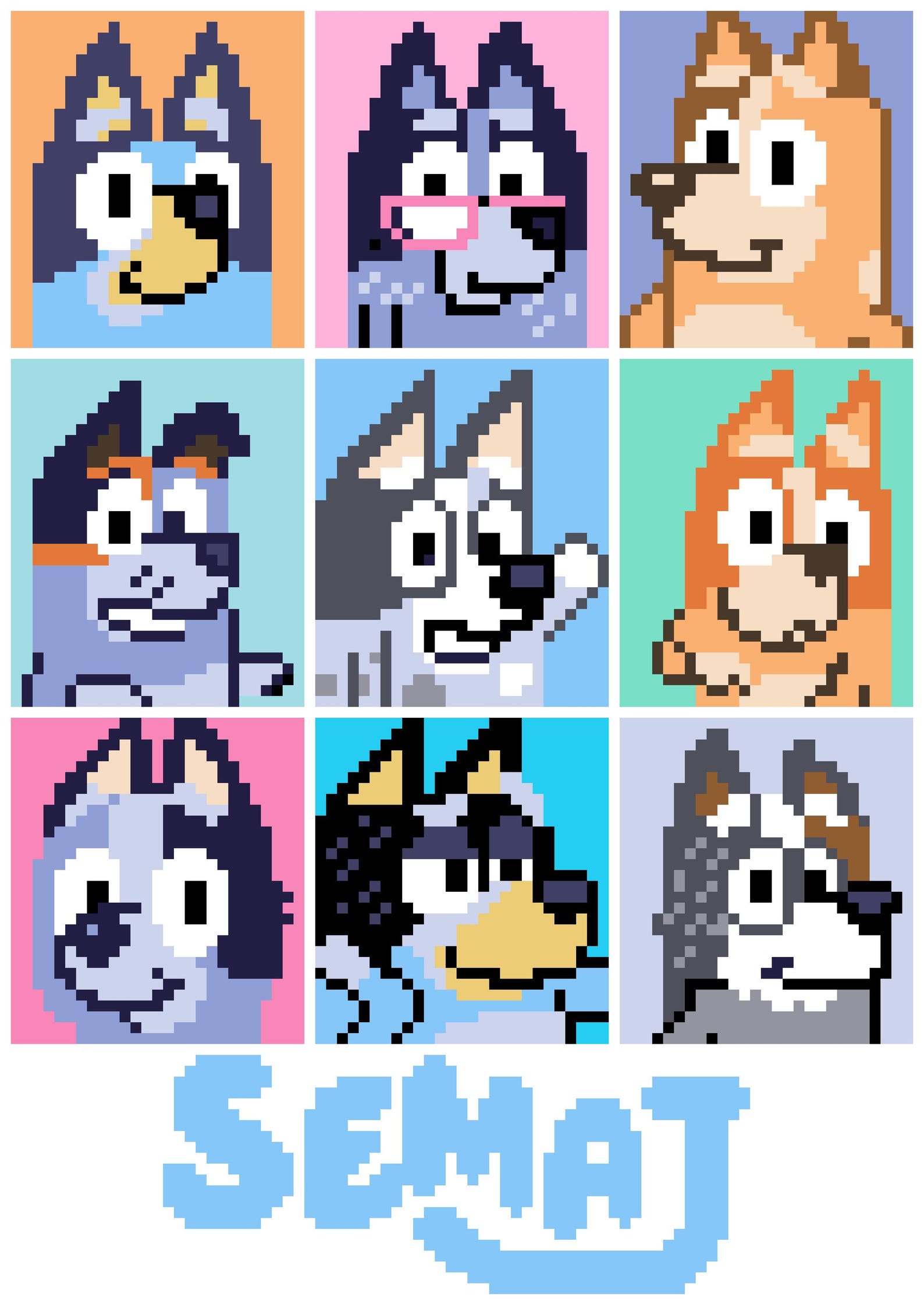 Custom Anime Pixel Graph Chart for Crochet (PDF Pattern) - Etsy