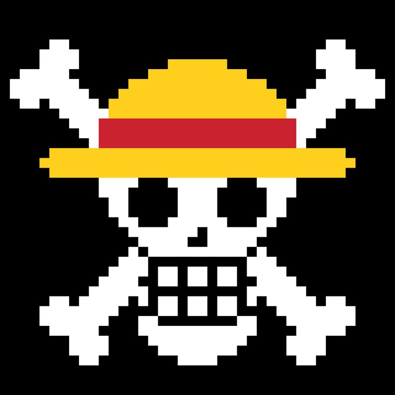 Custom Anime Cartoons Crochet Blanket Pixel Graph Chart With Blocks ...