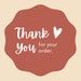 Circular Thank You Templates - Etsy