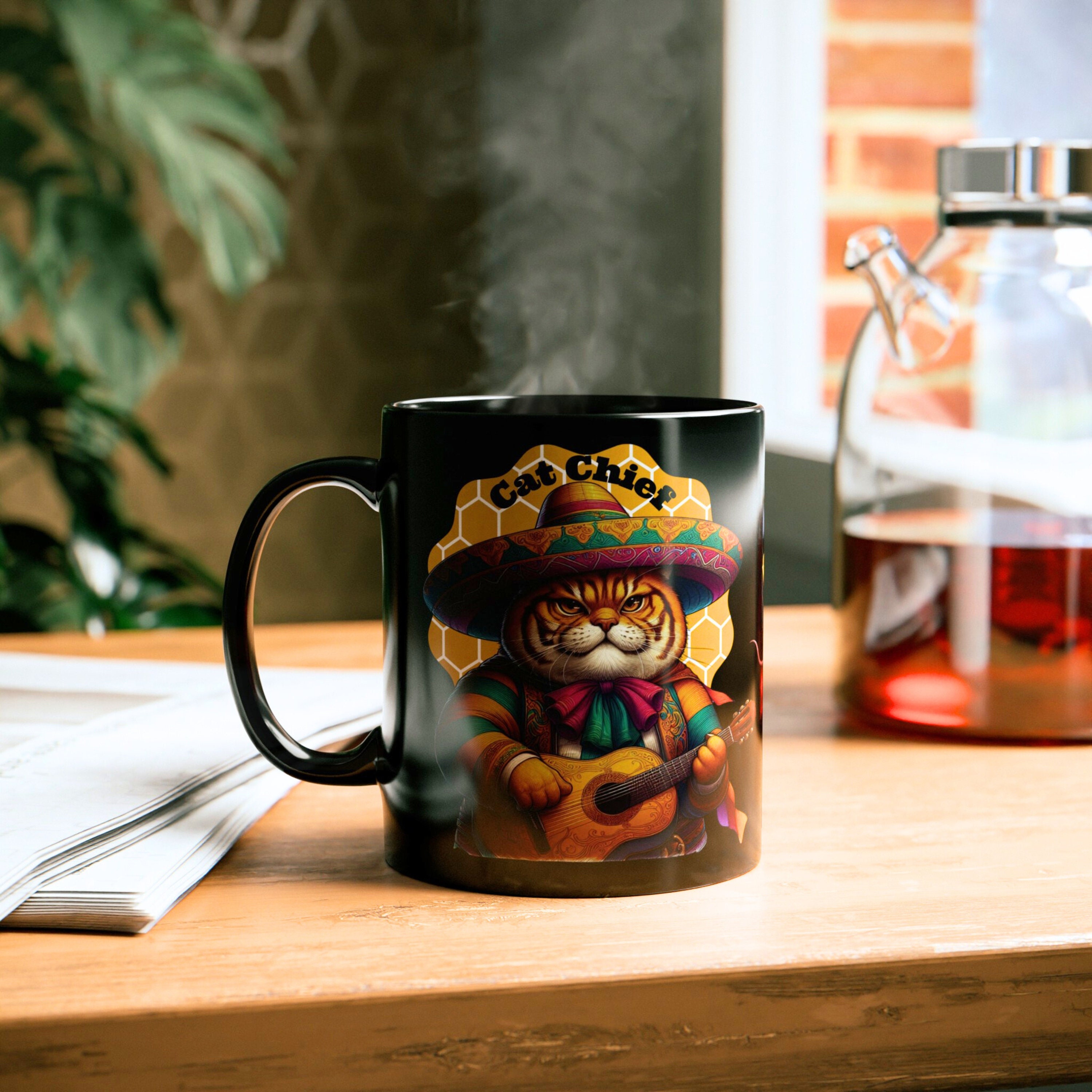 Orange Tabby Cat Mug Angry Cat Mug Fat Grumpy Orange Cat Mug Funny Cat ...