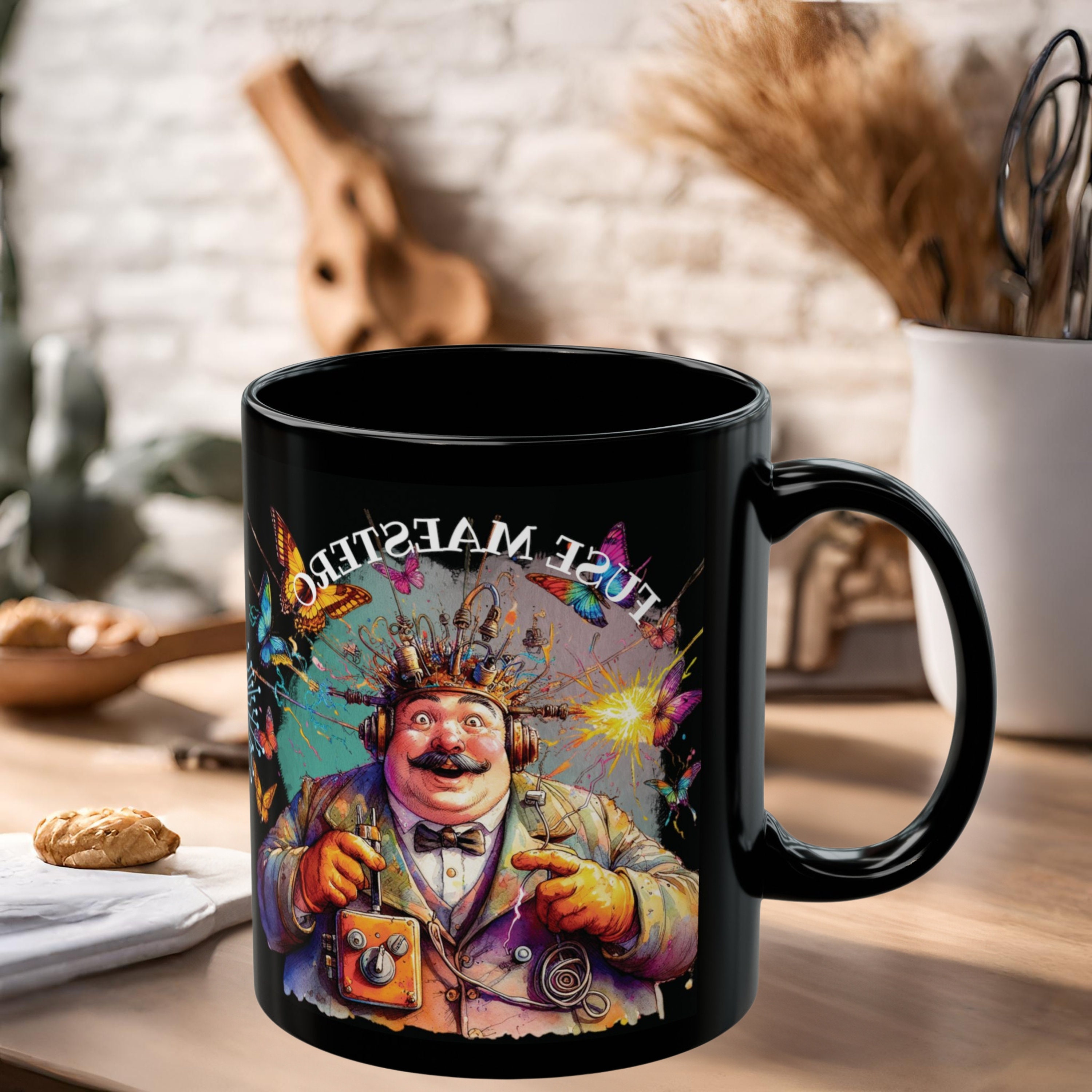 Funny Electrician Mug Fuse Maestro Mug, Adult Humor Cool Dad Husband ...