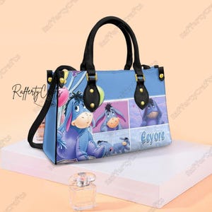 Halloween Eeyore Leather Bag, Eeyore Winnie the Pooh Handbag, Disney ...