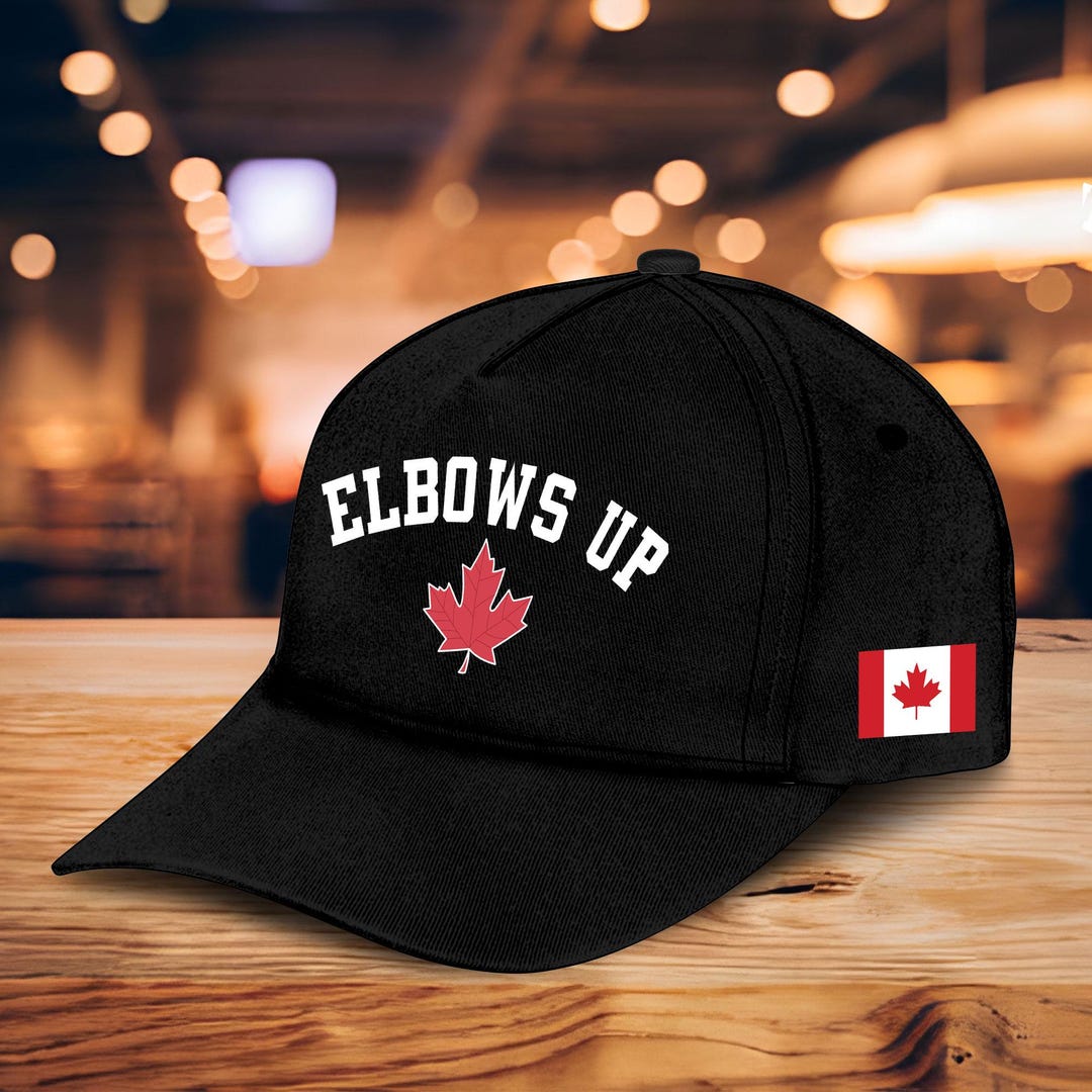 Elbows up Canada Cap, Maple Leaf Canada Hat, Strong and Free Canadian ...