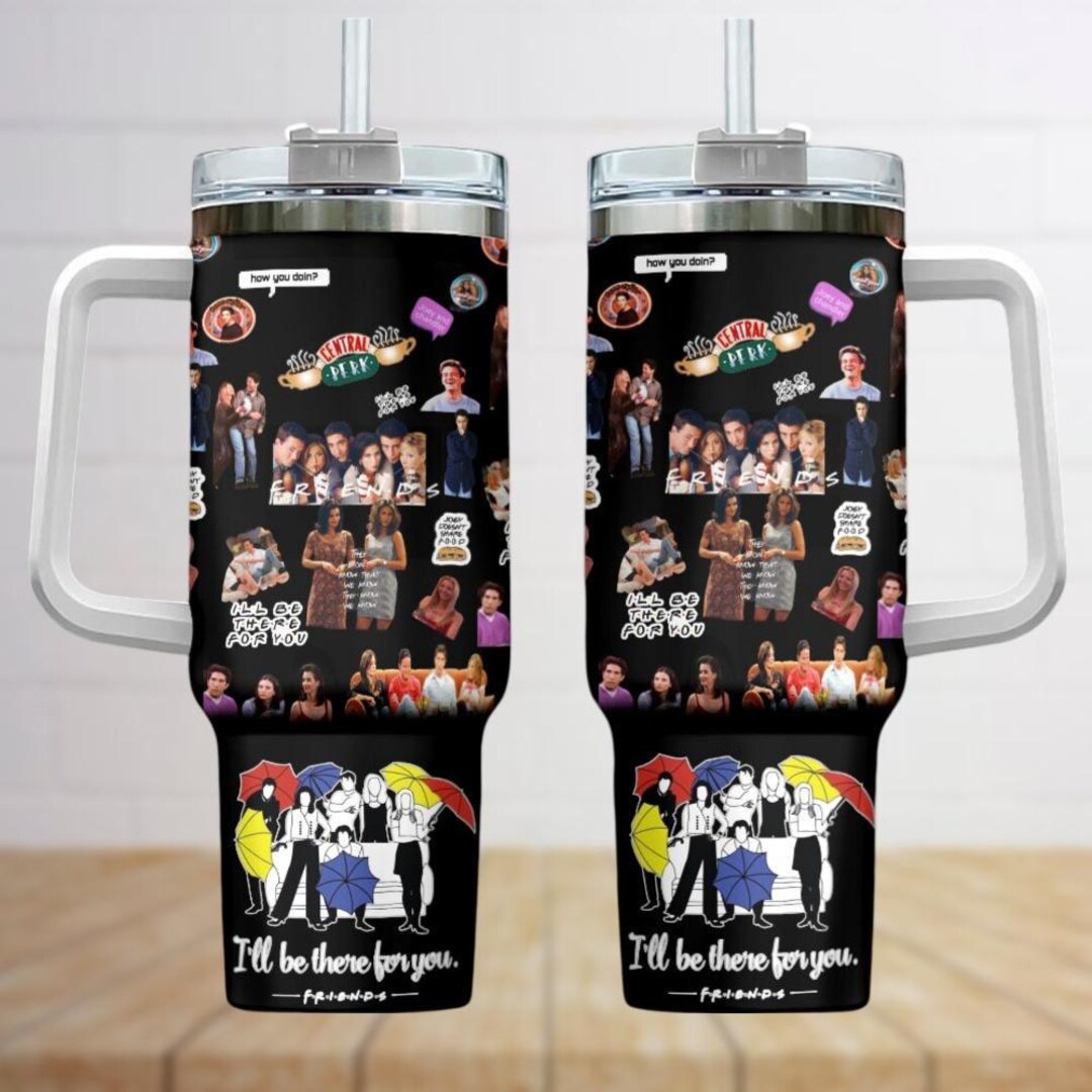 Friends 40oz Tumbler, Tv Series Insulated Tumbler Cup, Rachel Joey ...