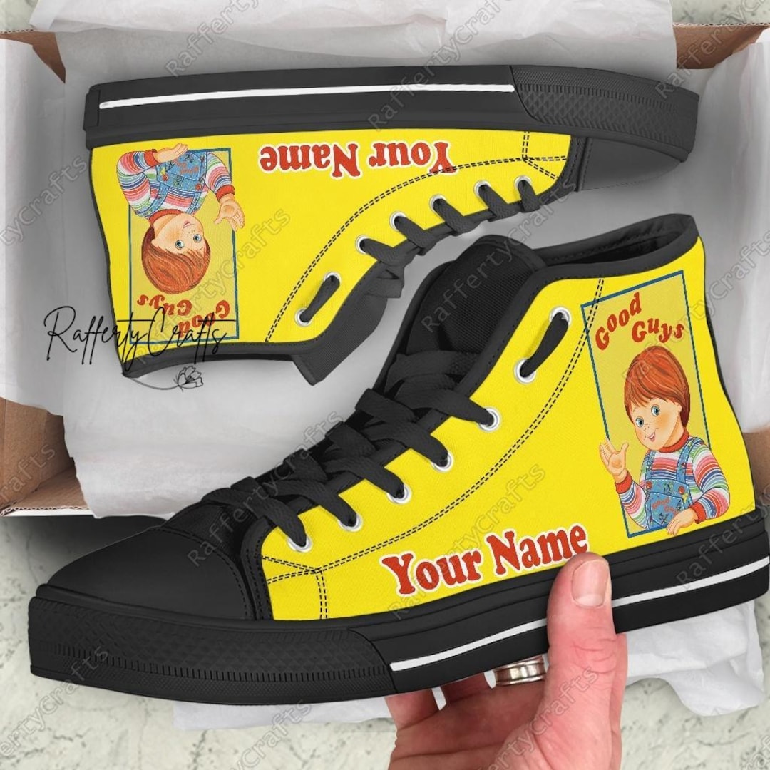 Personalized Chucky Shoes, Halloween Chucky Good Guys Shoes, Chucky ...