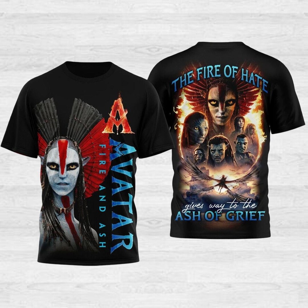 Disney Avatar Fire and Ash Shirt, Fire and Ash T-shirt, Avatar 3 Men ...