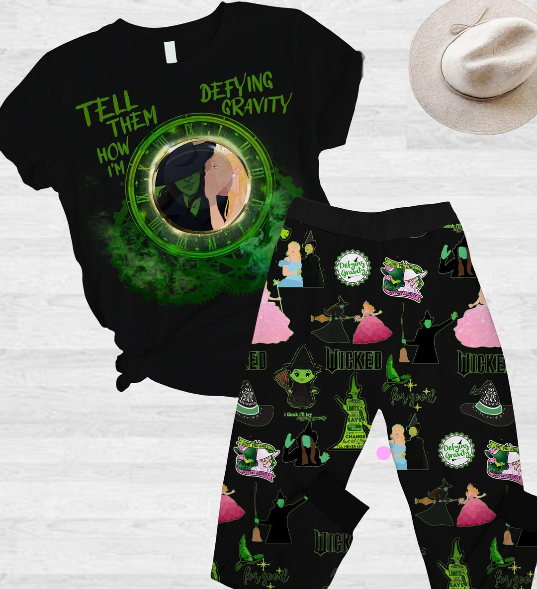 Wicked Witch Pajamas, Wicked Witch Horror Shirt, Horror Halloween Women ...
