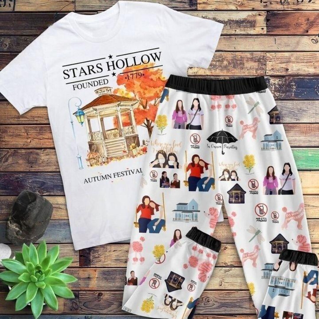 Gilmore Girls Pajamas, Gilmore Girls Pajamas Set, Luke's Coffee Pajamas ...