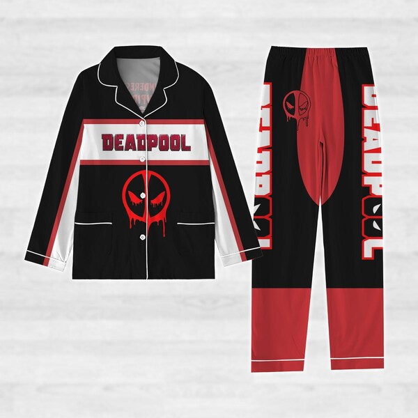 Deadpool Pajamas - Etsy UK