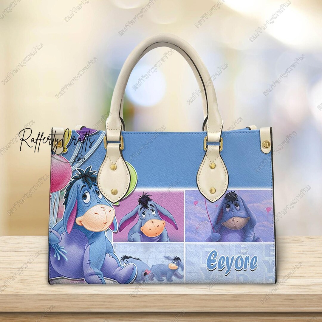 Halloween Eeyore Leather Bag, Eeyore Winnie the Pooh Handbag, Disney ...