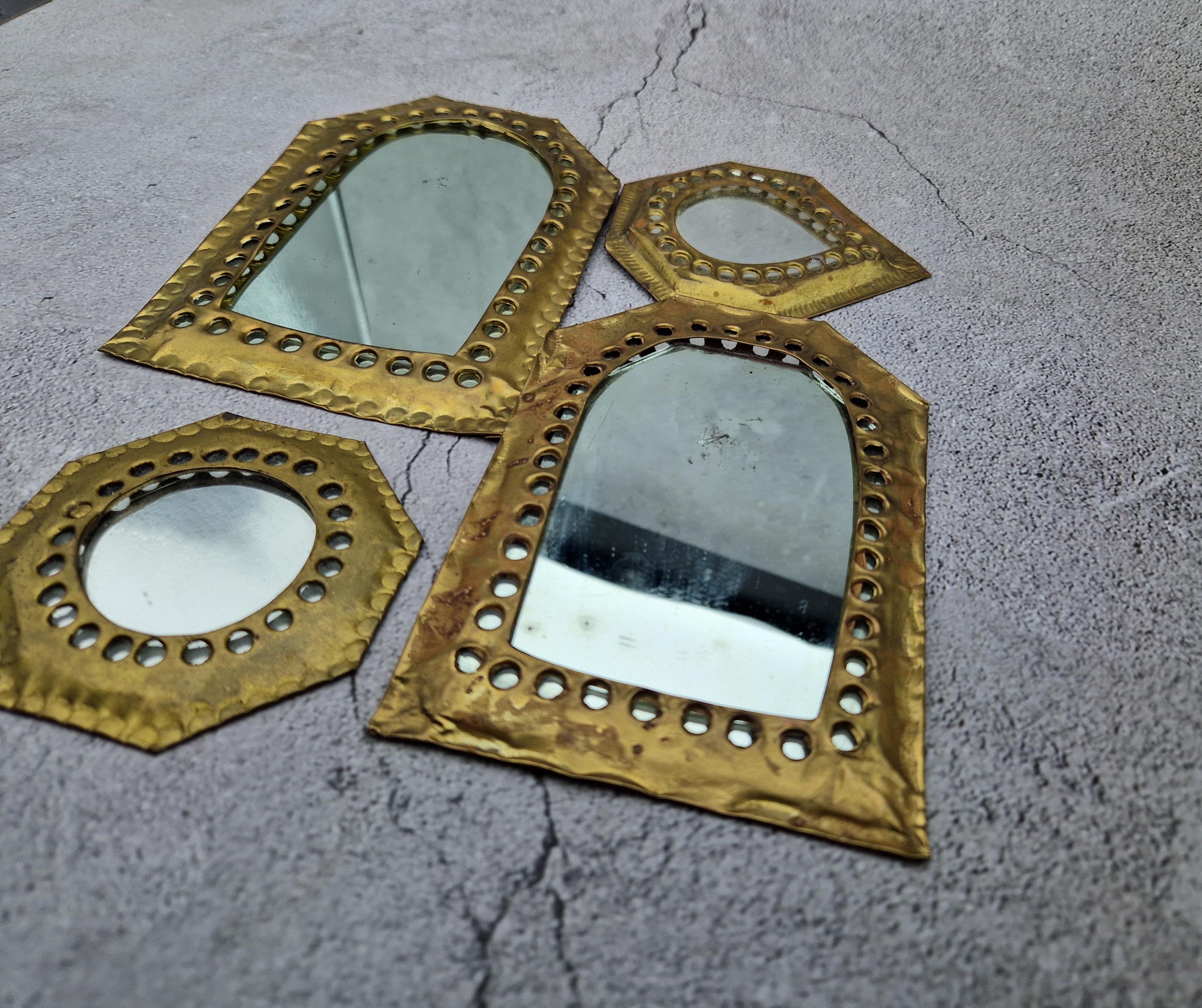 Moroccan Handmade Wall Mirror, Decorative Mirror, Vintage Mirror. Set ...