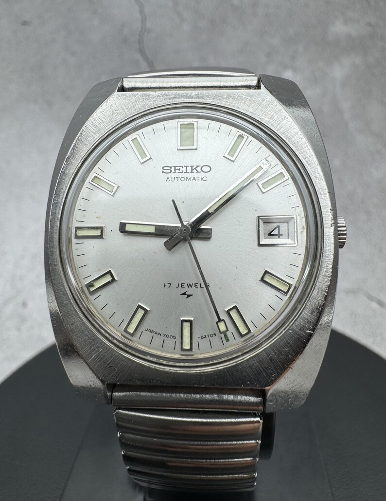 Men's Seiko Automatic 17 Jewels 7005 8160-P Watch Vintage, Working. - Etsy