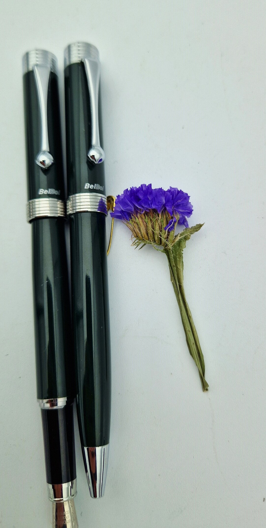 German Pen BELBOL Iridium Point, a Set of Fountain and Ballpoint Pens ...