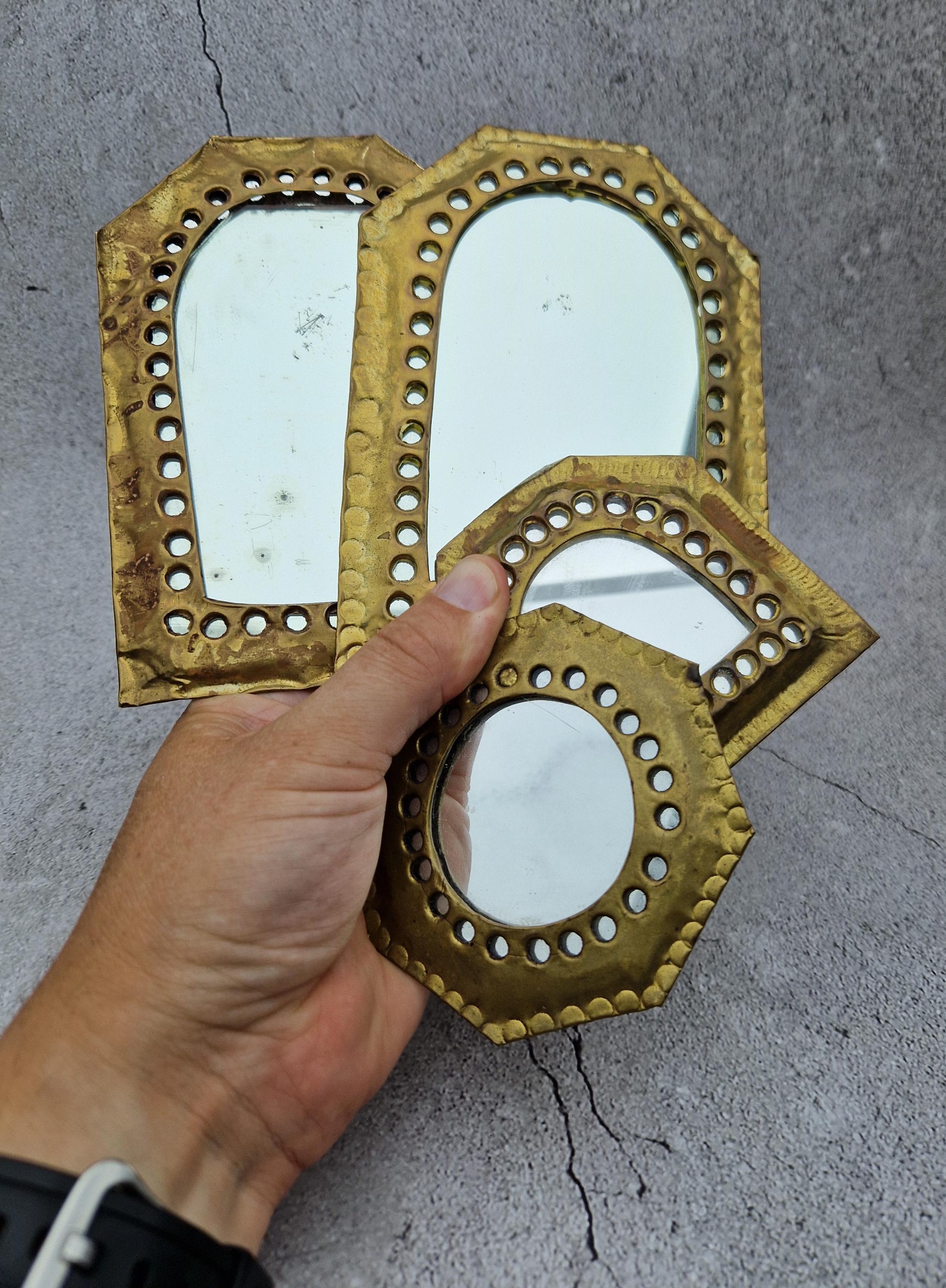 Moroccan Handmade Wall Mirror, Decorative Mirror, Vintage Mirror. Set ...