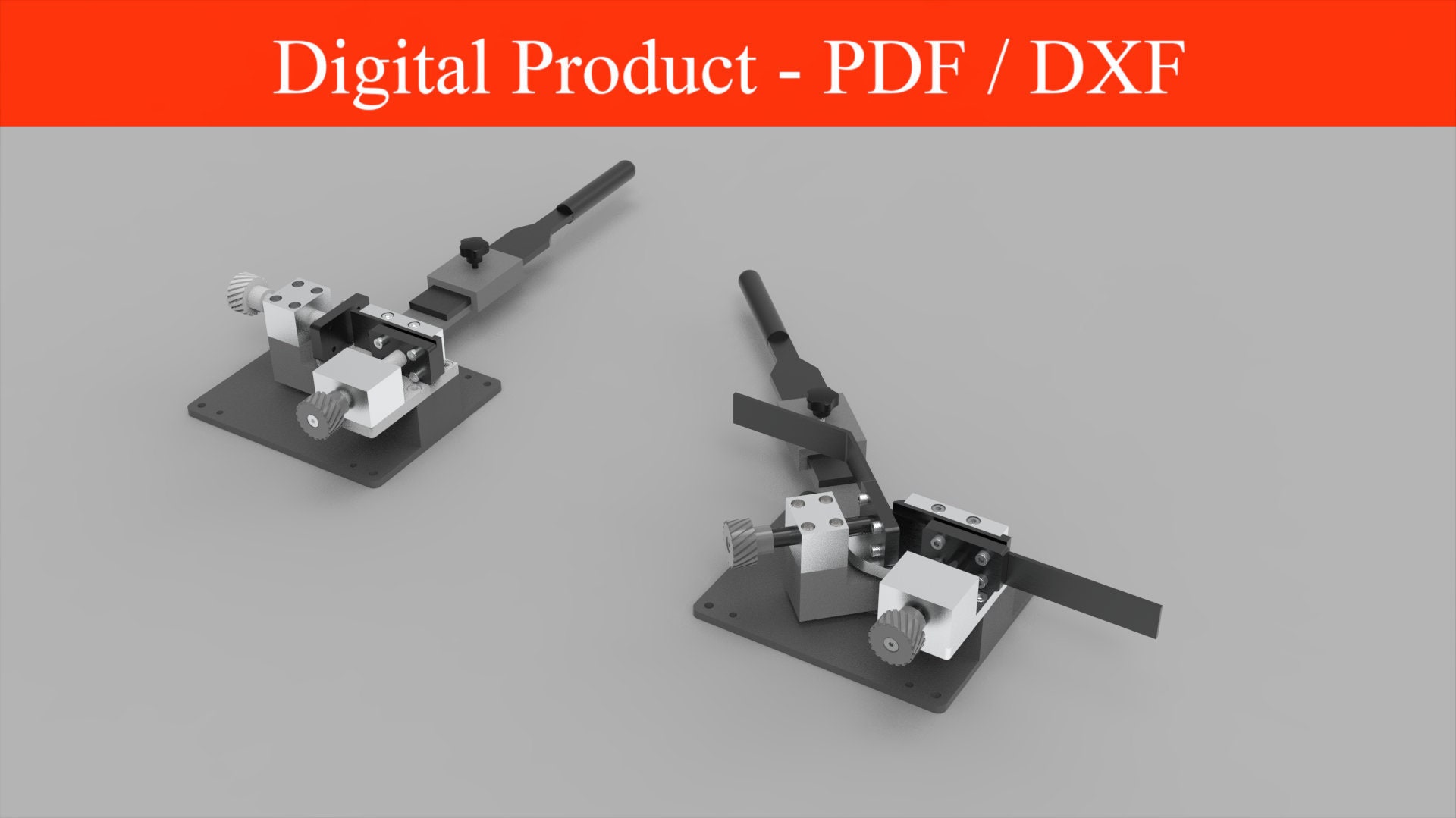 Sheet Metal Bender - Plan DXF PDF - Etsy