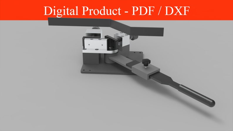 Sheet Metal Bender - Plan DXF PDF - Etsy