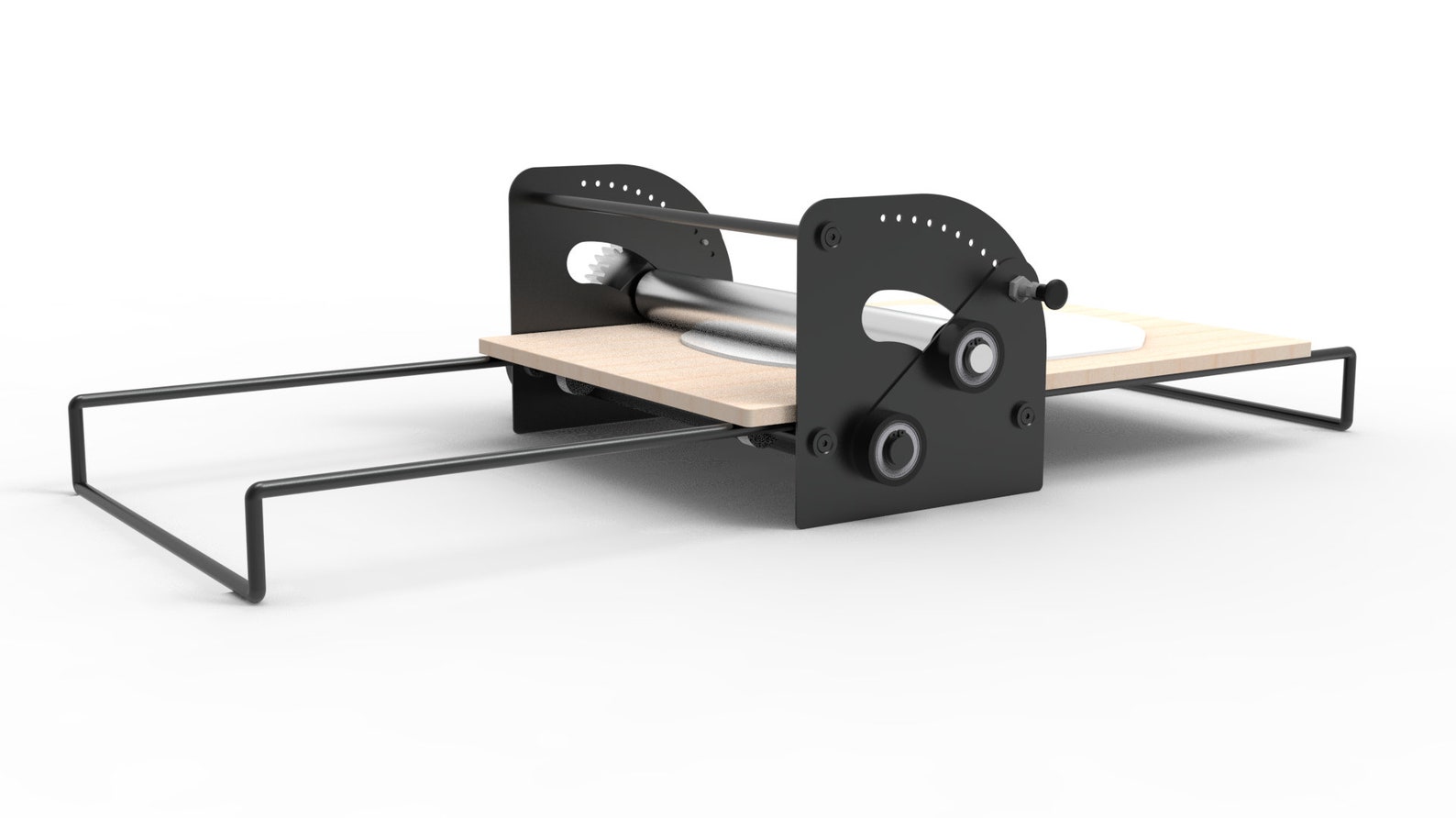 Hand Print Dough Shaping Machine, Clay Thinning, Roller Dough Press ...