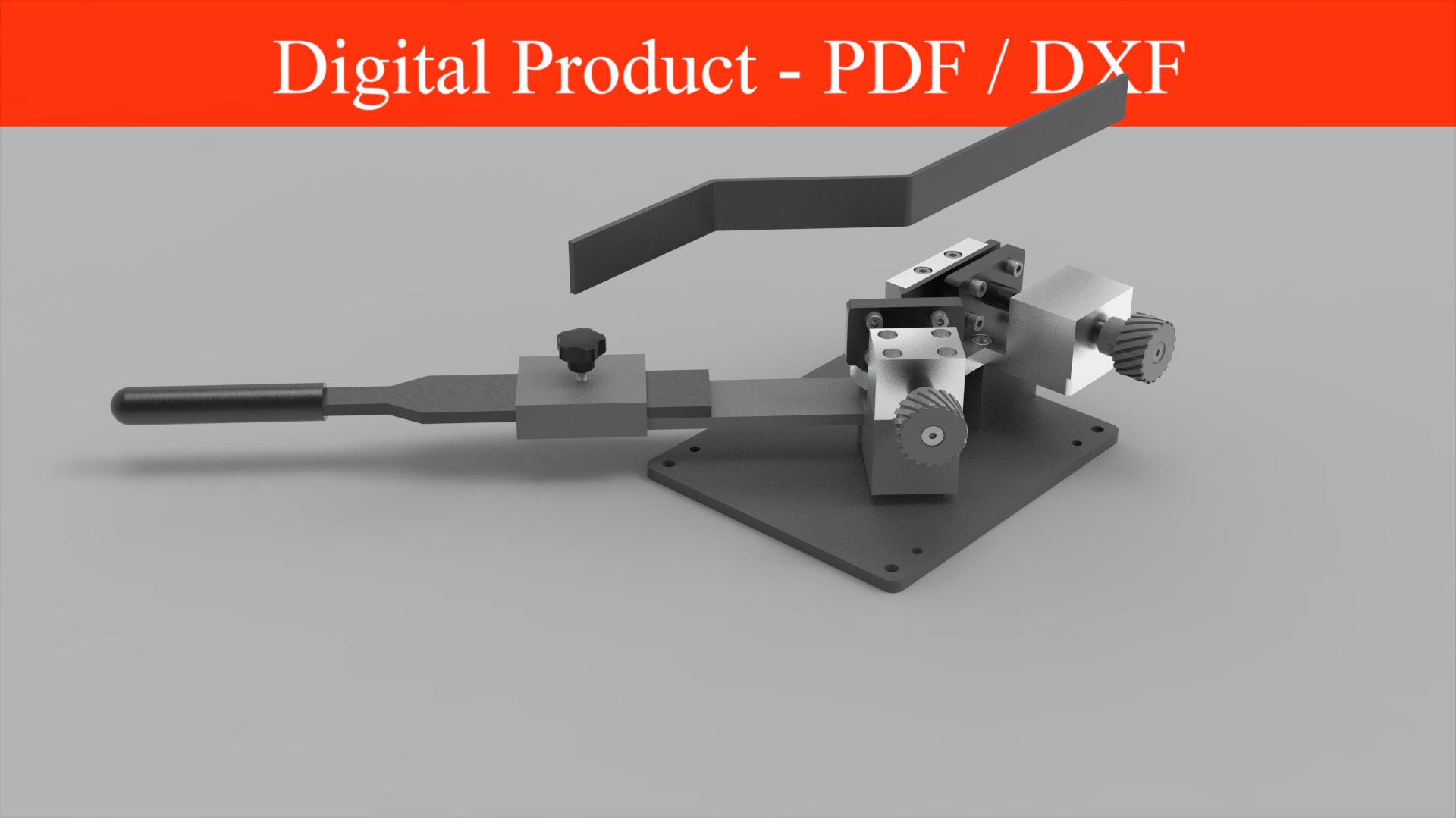 Sheet Metal Bender - Plan DXF PDF - Etsy