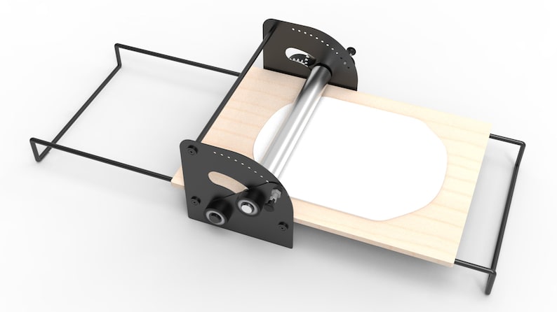 Hand Print Dough Shaping Machine, Clay Thinning, Roller Dough Press ...