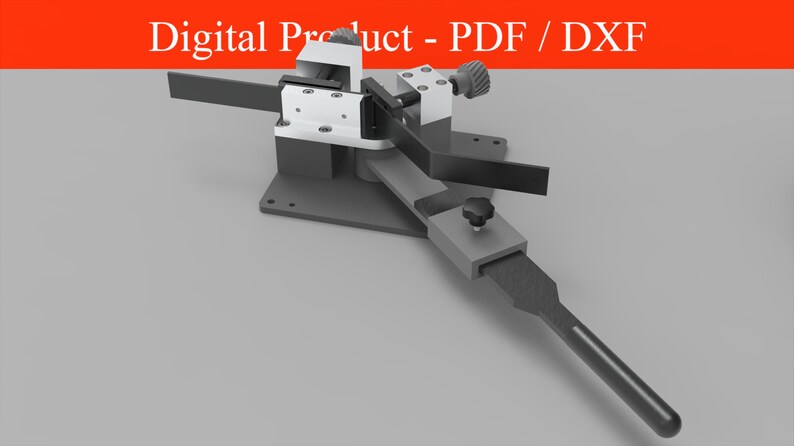 Sheet Metal Bender - Plan DXF PDF - Etsy