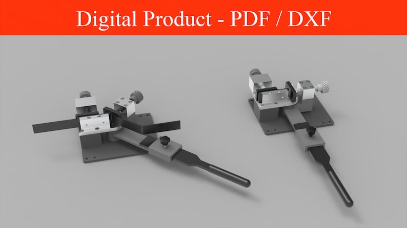 Sheet Metal Bender - Plan DXF PDF - Etsy