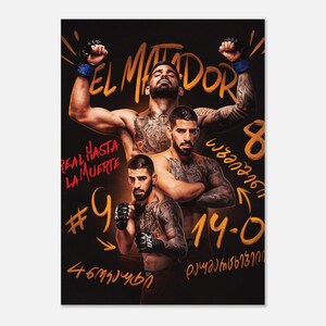 Ilia Topuria Poster - Etsy