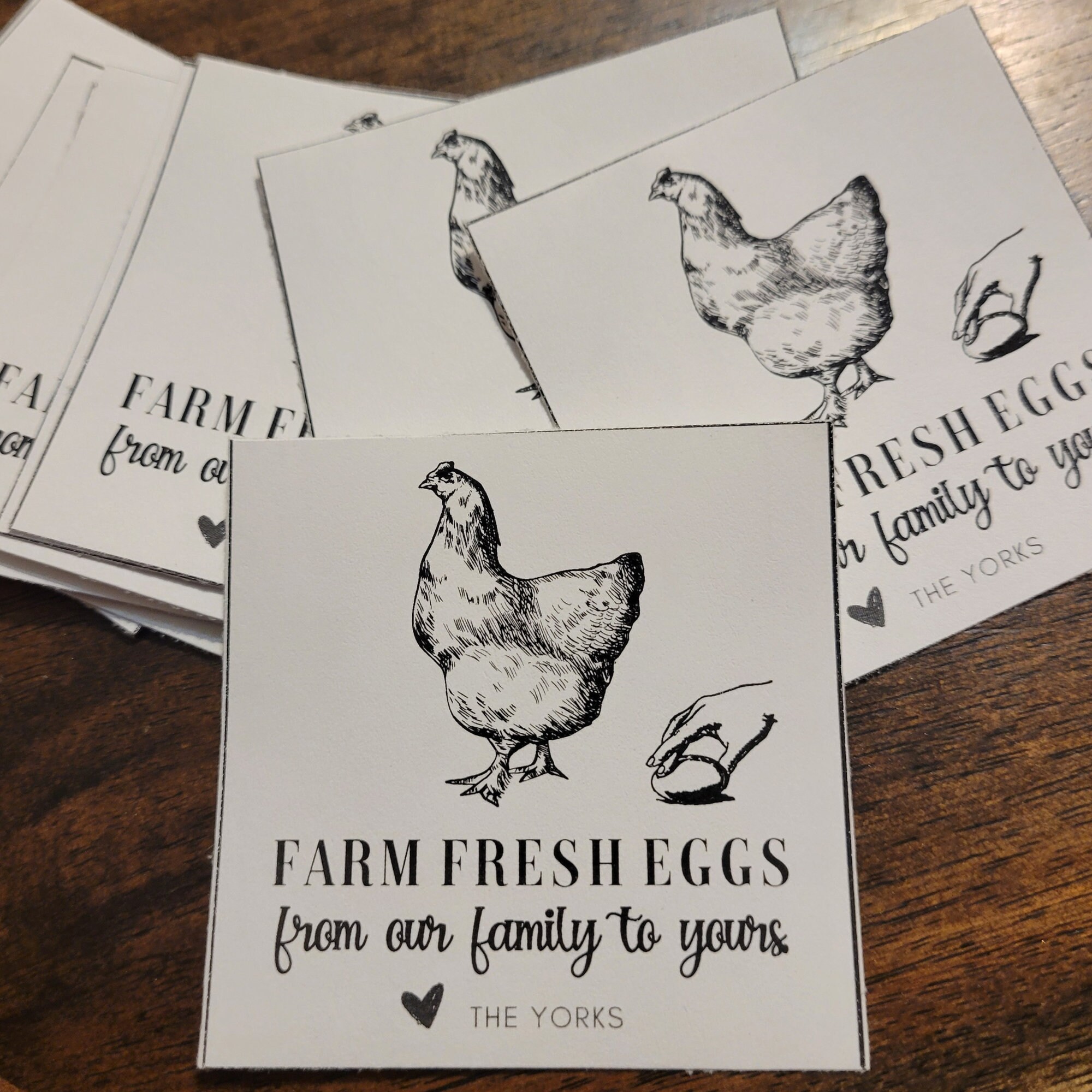 Egg Carton Labels Personalized Farm Fresh Eggs Label Vintage Chicken ...