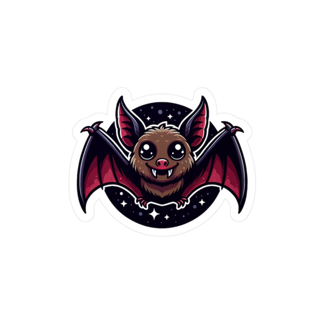 Cute Vampire Bat Vinyl Decal, Waterproof and UV Proof - Etsy