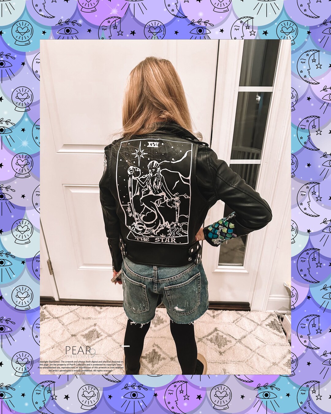 Custom Tarot Card Jacket Leather, Suede, or Denim Jackets Western ...