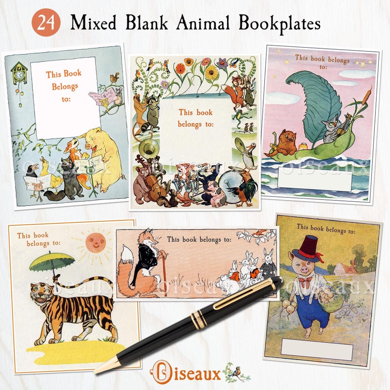 Book Club Party Plates - Etsy