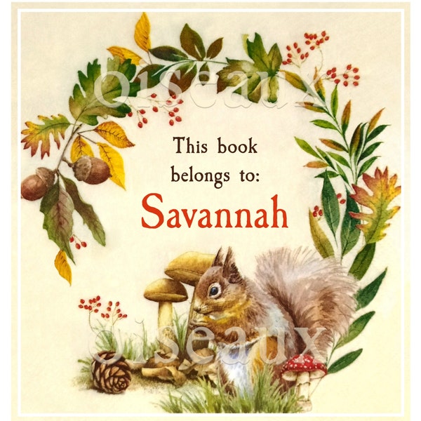 Personalized Bookplates Children - Etsy