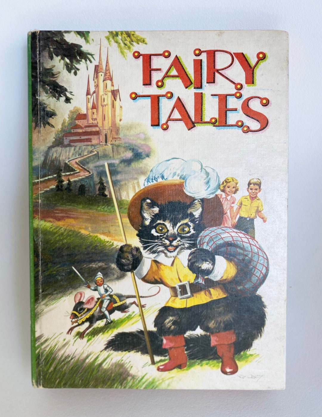 Rare Vintage Book: Fairy Tales - 1950 Antique Children's Library - Hard ...