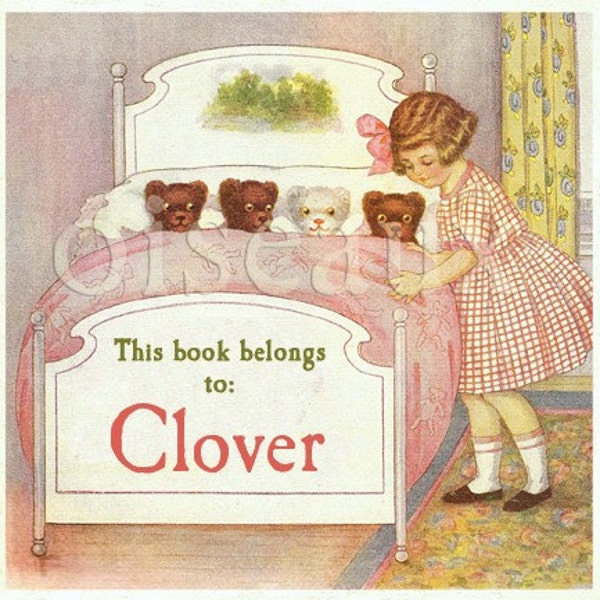 Childrens Bookplates - Etsy