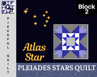 Barn Star Sampler Quilt Pattern Adaption QUILT ALONG Booklet Paper ...