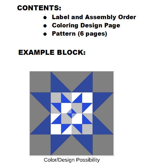 Celaeno Star Block - Pleiades Quilt Pattern Adaption - Paper Pieced ...