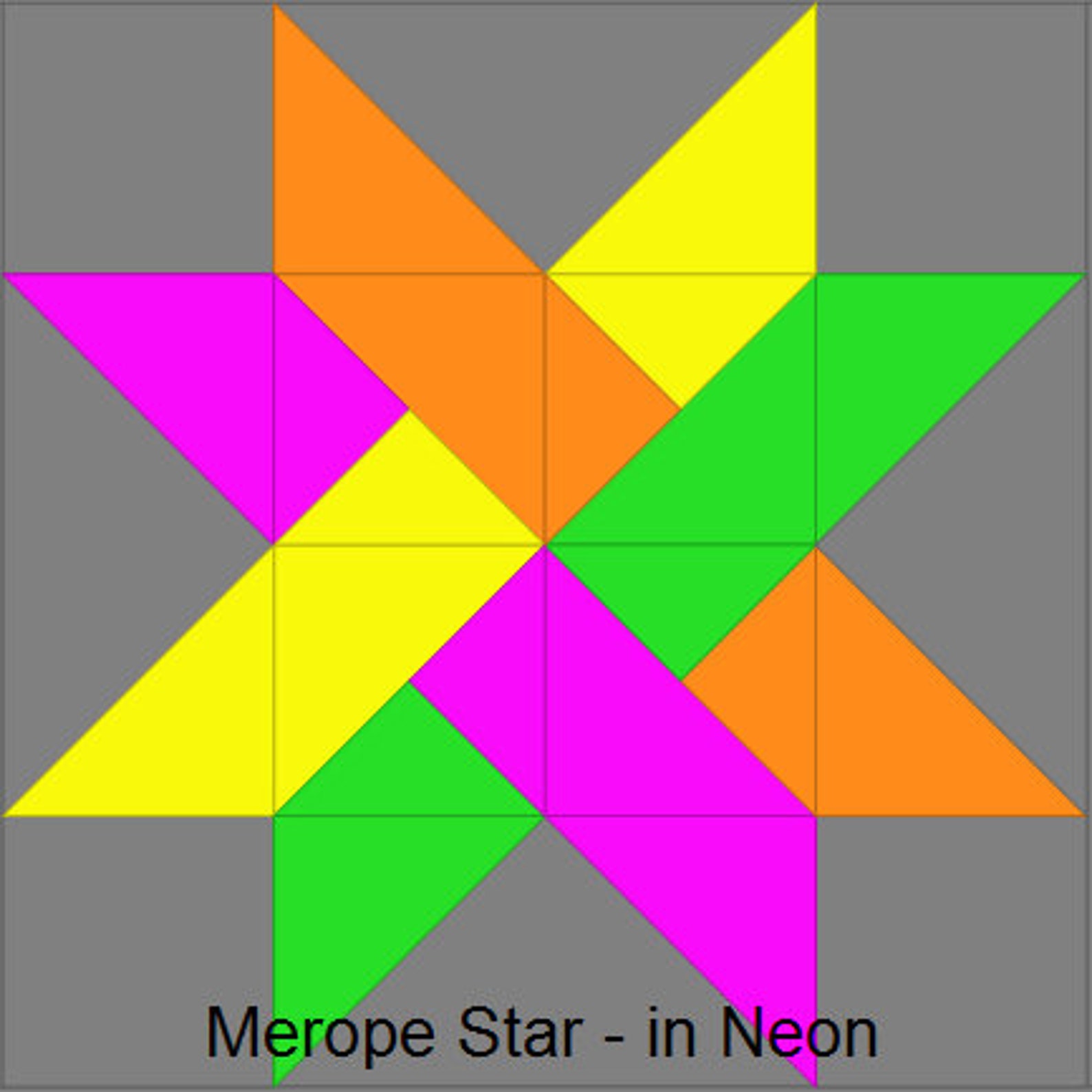 Merope Star Block - Pleiades Quilt Pattern Adaption - Paper Pieced ...