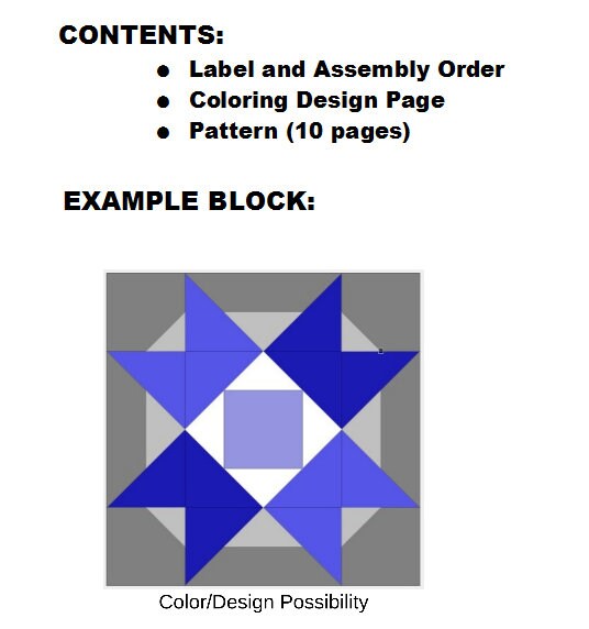 Electra Star Block - Pleiades Quilt Pattern Adaption - Paper Pieced ...