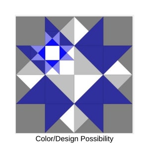 Sterope Star - Pleiades Quilt Pattern Adaption - Paper Pieced Blocks - Etsy