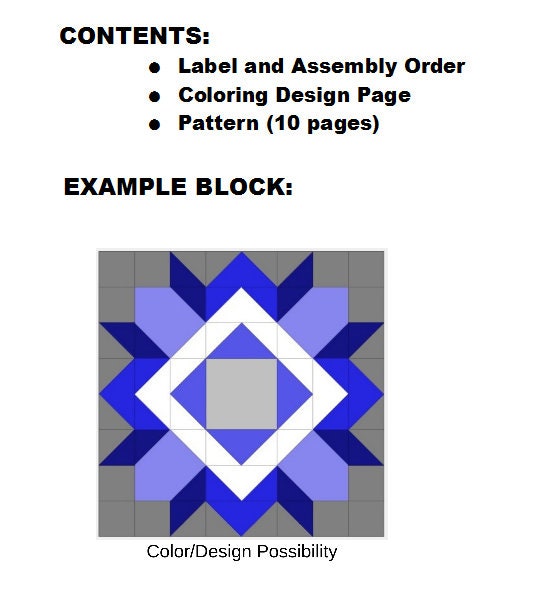 Taygeta Star Block - Pleiades Quilt Pattern Adaption - Paper Pieced ...