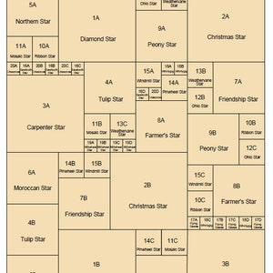 Barn Star Sampler Quilt Pattern Adaption *QUILT ALONG* Booklet - Paper ...