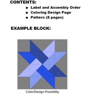 Merope Star Block - Pleiades Quilt Pattern Adaption - Paper Pieced ...