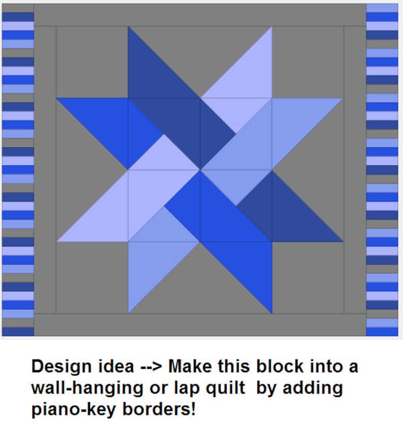 Merope Star Block - Pleiades Quilt Pattern Adaption - Paper Pieced ...