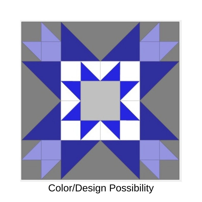 Atlas Star - Pleiades Quilt Pattern Adaption - Paper Pieced Blocks - Etsy