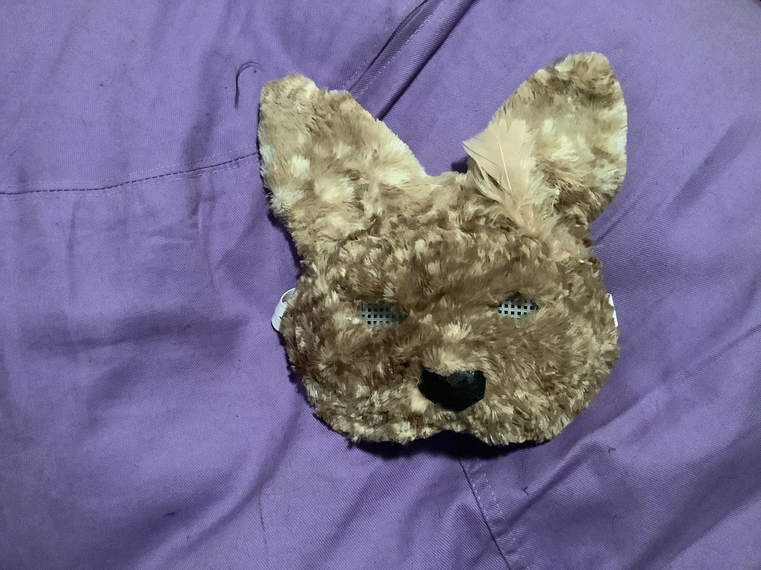 Brown Bunny Mask Therian - Etsy